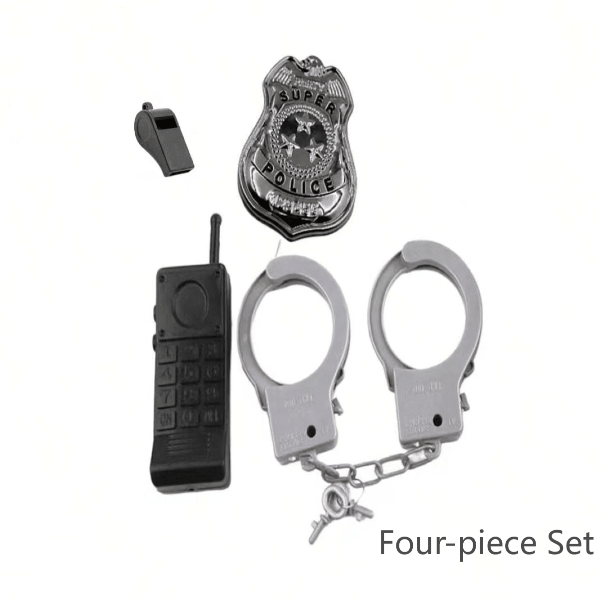 5pcs Police Costume Set, Cosplay Police Outfit For Role-Playing ...