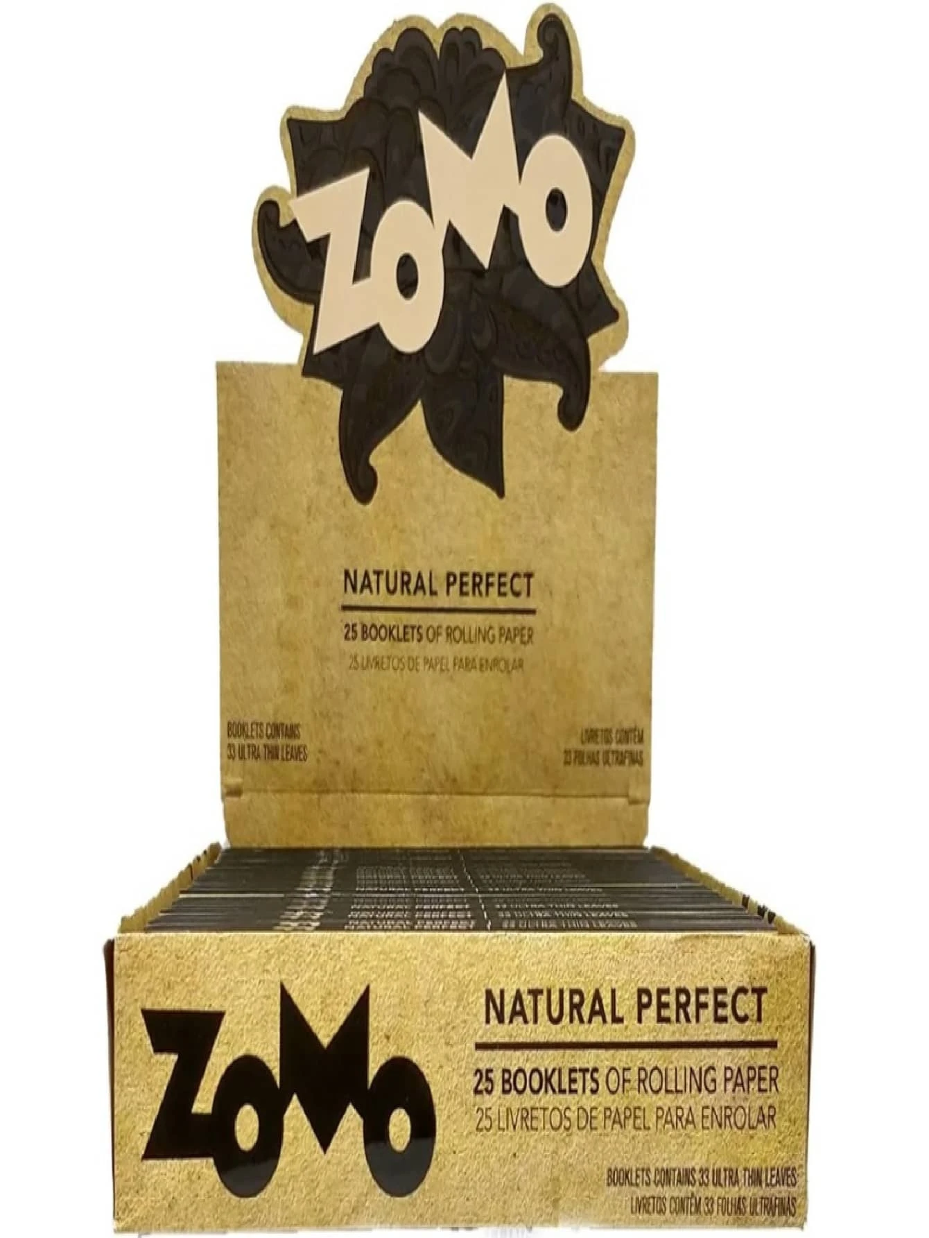 Kit 3 Caixas Seda Zomo Natural Perfect King Size Sedas 25 Livretos ...