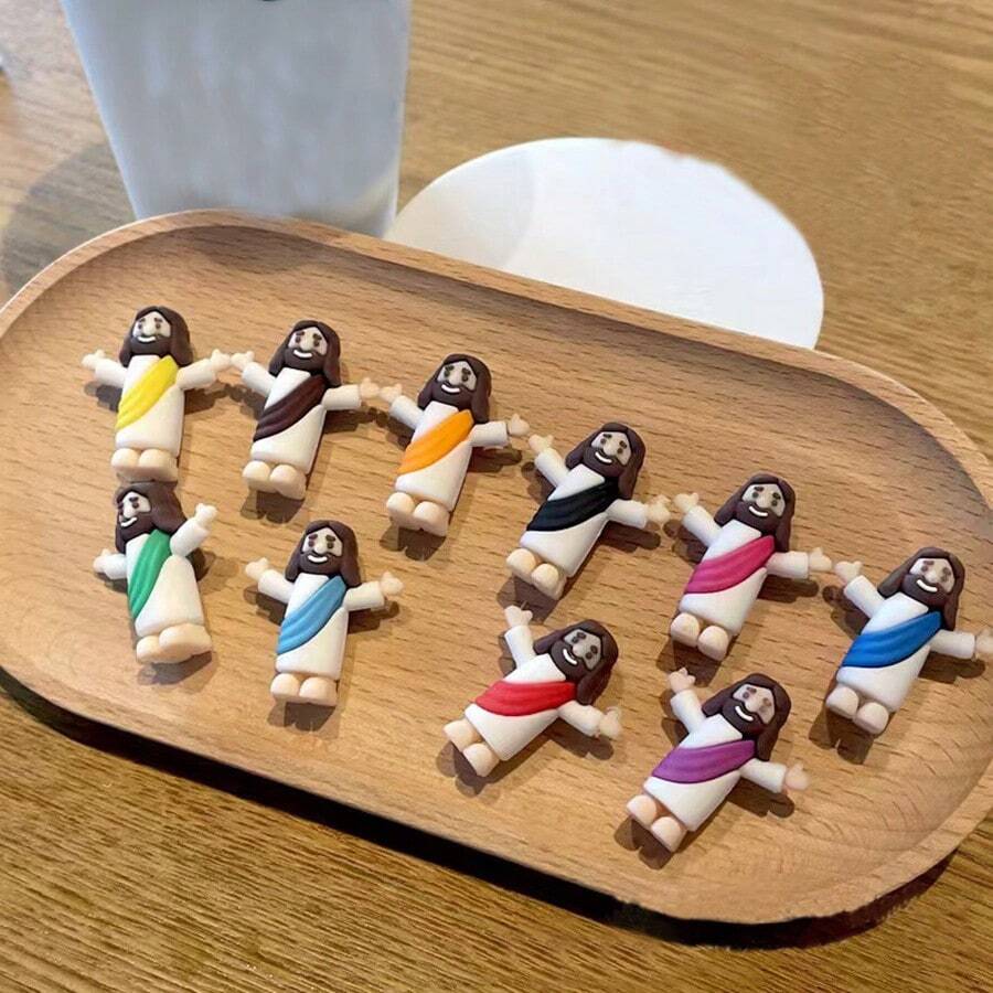 Jesus Toys Original Design Mini Rubber Little Jesus Statue Hide & Find ...