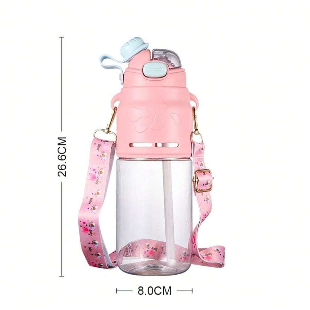 New Double Drink Bounce Rotate Cap Student 1000ml Water Bottle With ...