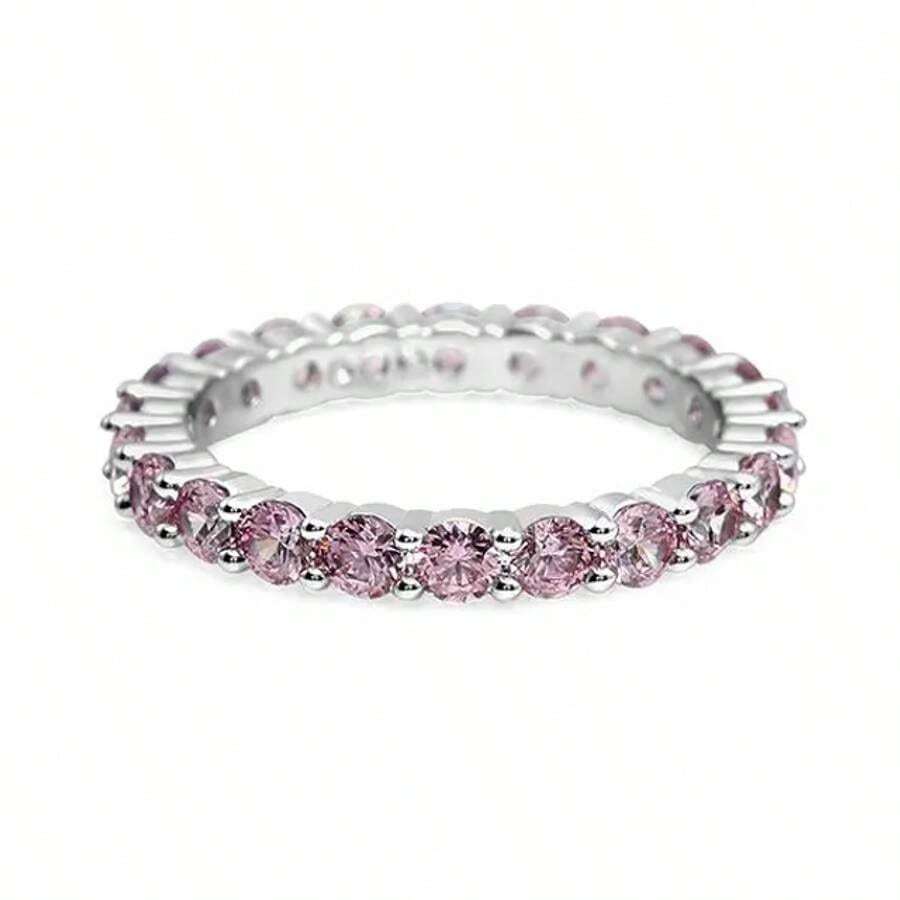 Matrix Vitore Ring Silver Pink | SHEIN USA