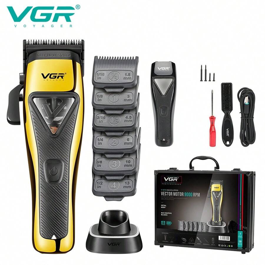 VGR Taglia capelli professionale VGR, macchina da taglio elettrica, rifinitrice per capelli con ...