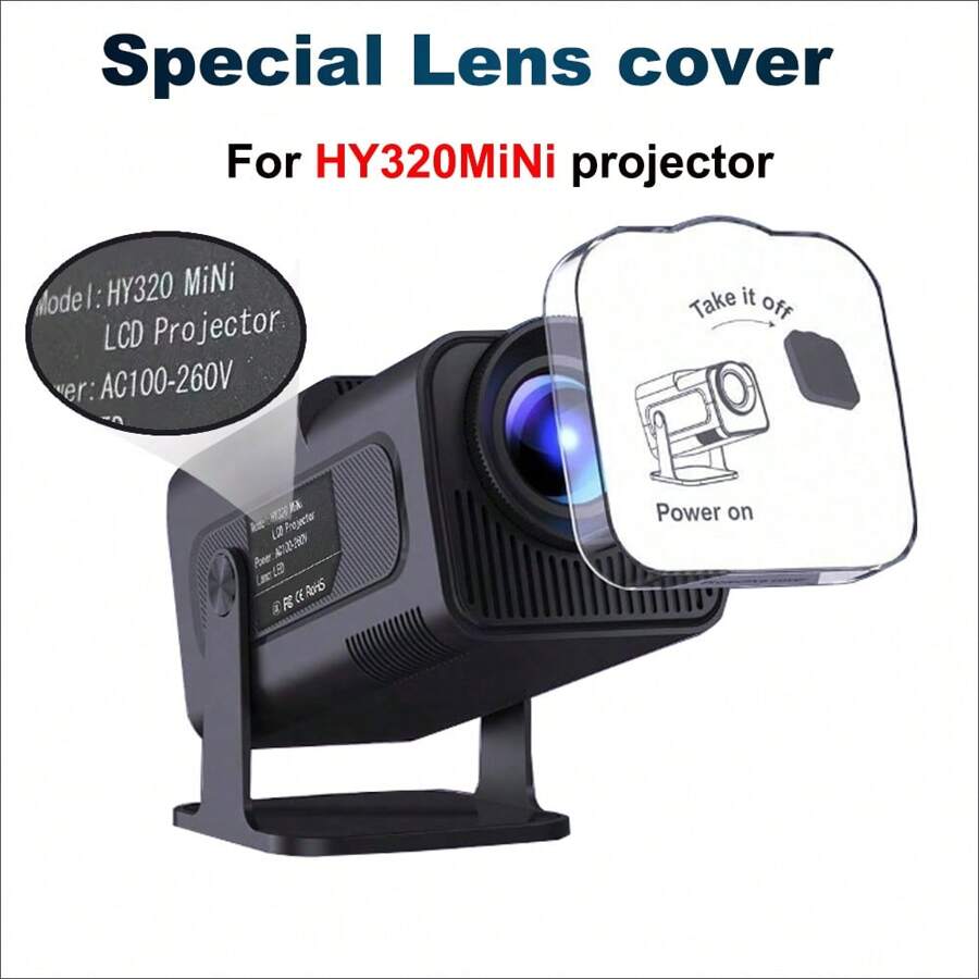 DITONG HY320 Mini Projector Lens Cover Portable Lens Cover Projector ...