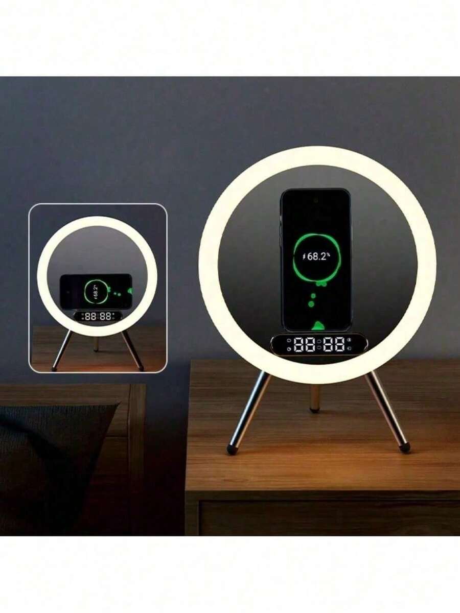 Mirror Alarm Clock Wireless Charger Digital Clock Time | SHEIN USA