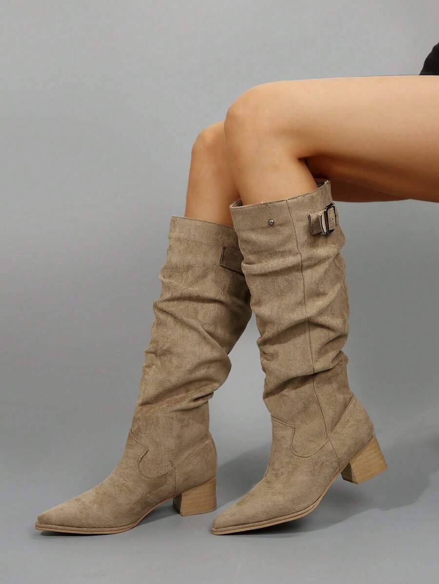 Botas por encima de la rodilla para mujeres Nuevo 2024 Otoño y ...