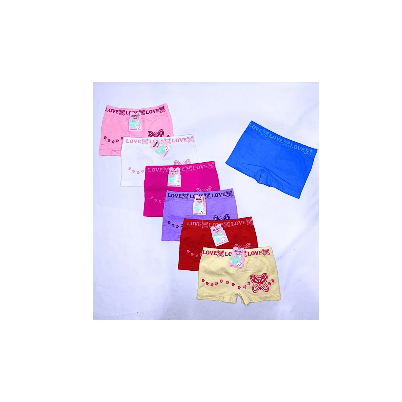 Kit 5 Calcinha Box Boxer para meninas Infantil | SHEIN Brasil