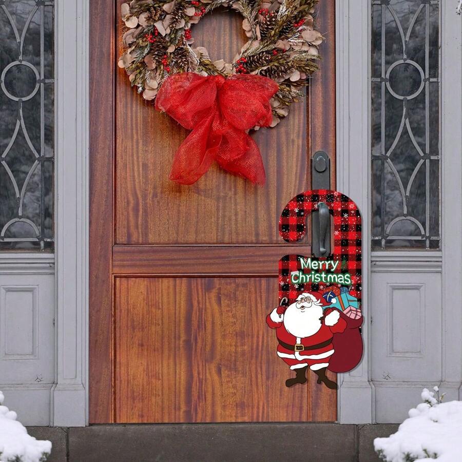 Christmas Decoration Christmas Paper Door Hanger, Paper Door Handle ...