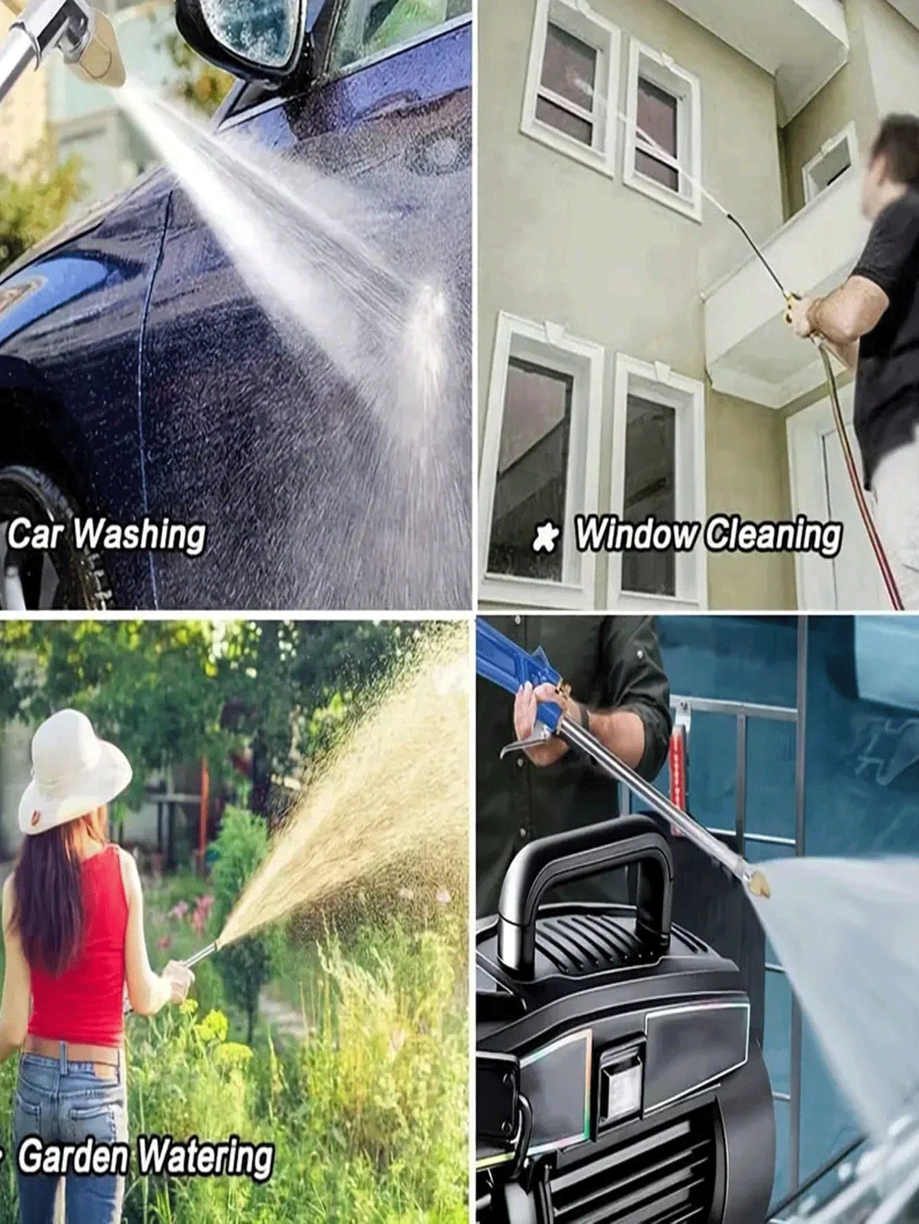 High-Power Air Duster Gun With 4ft Flexible Hose, Efficiently Cleans ...