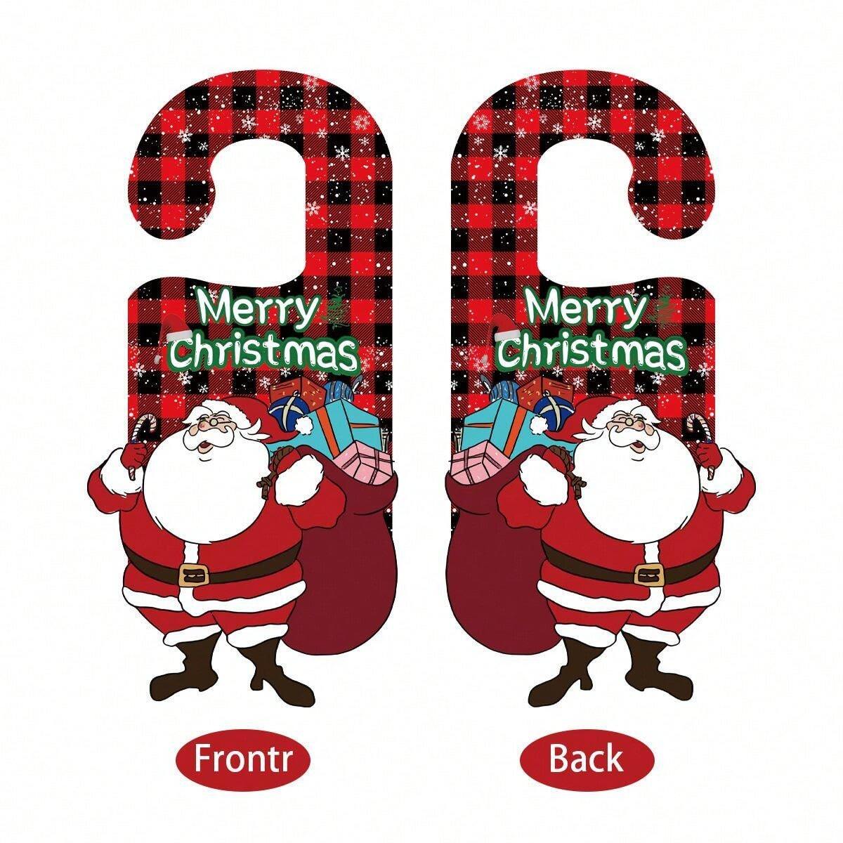 Christmas Decoration Christmas Paper Door Hanger, Paper Door Handle ...