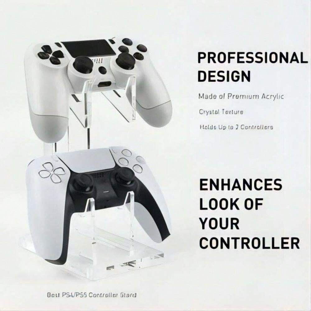 Universal Transparent Acrylic Controller Stand For Ps5 Ps4 And JedDesk ...