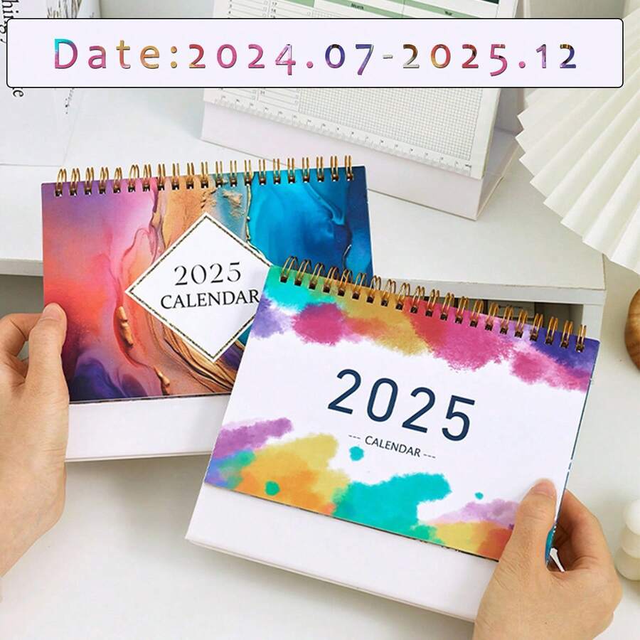 1pc Colored Handwritten Calendar. Comes With Stickers For Easy ...