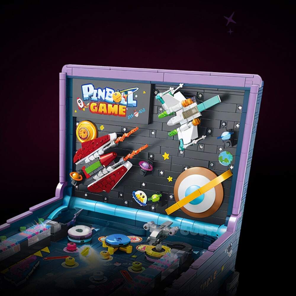 60526 Video Game Series Pinball Table Can Manually Launch Marbles And ...