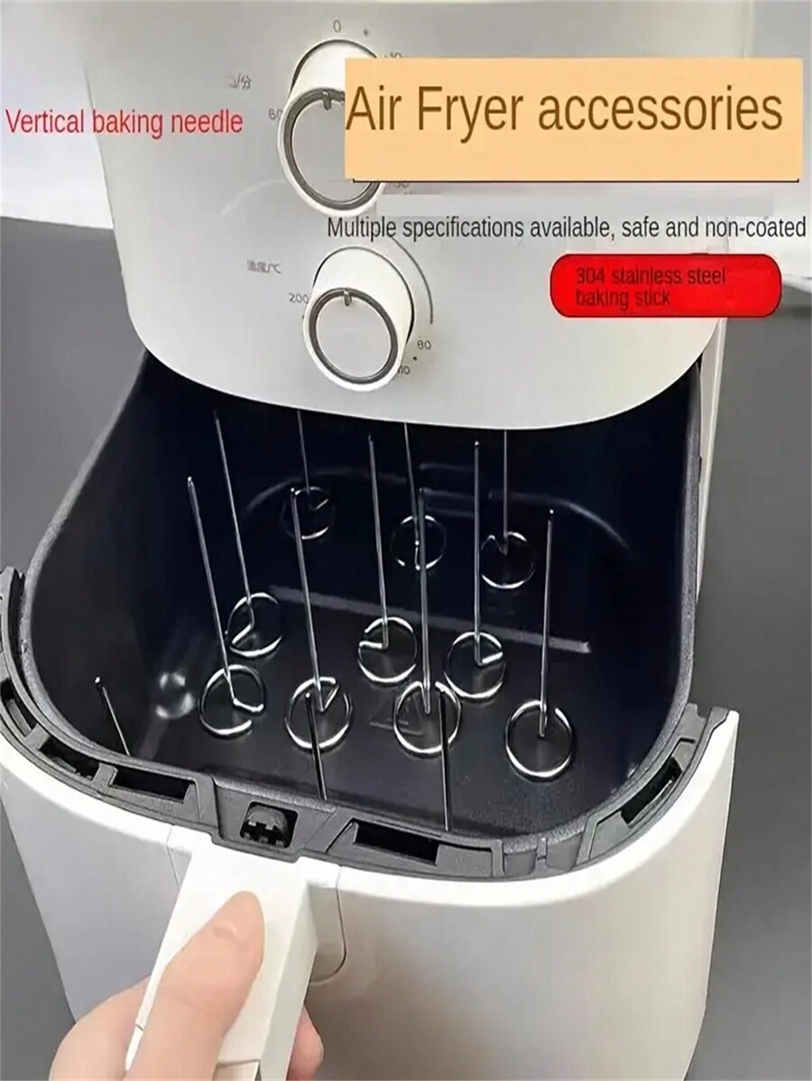 10 Air Fryer, Forno, Espeto de Grelha, Acessórios Universais, Agulha ...