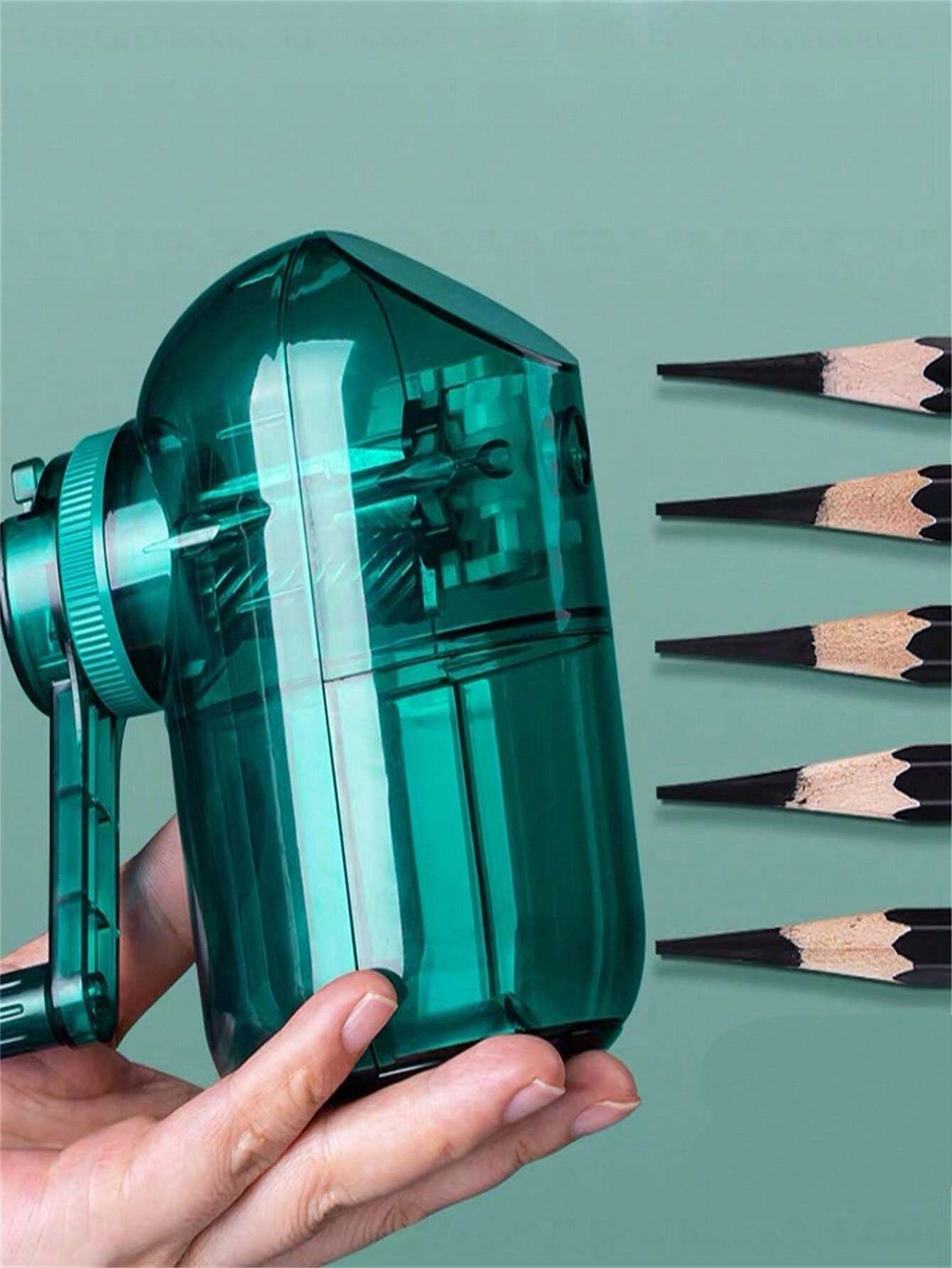 Adjustable Green Bamboo Pencil Sharpener For Drawing, Sketching ...