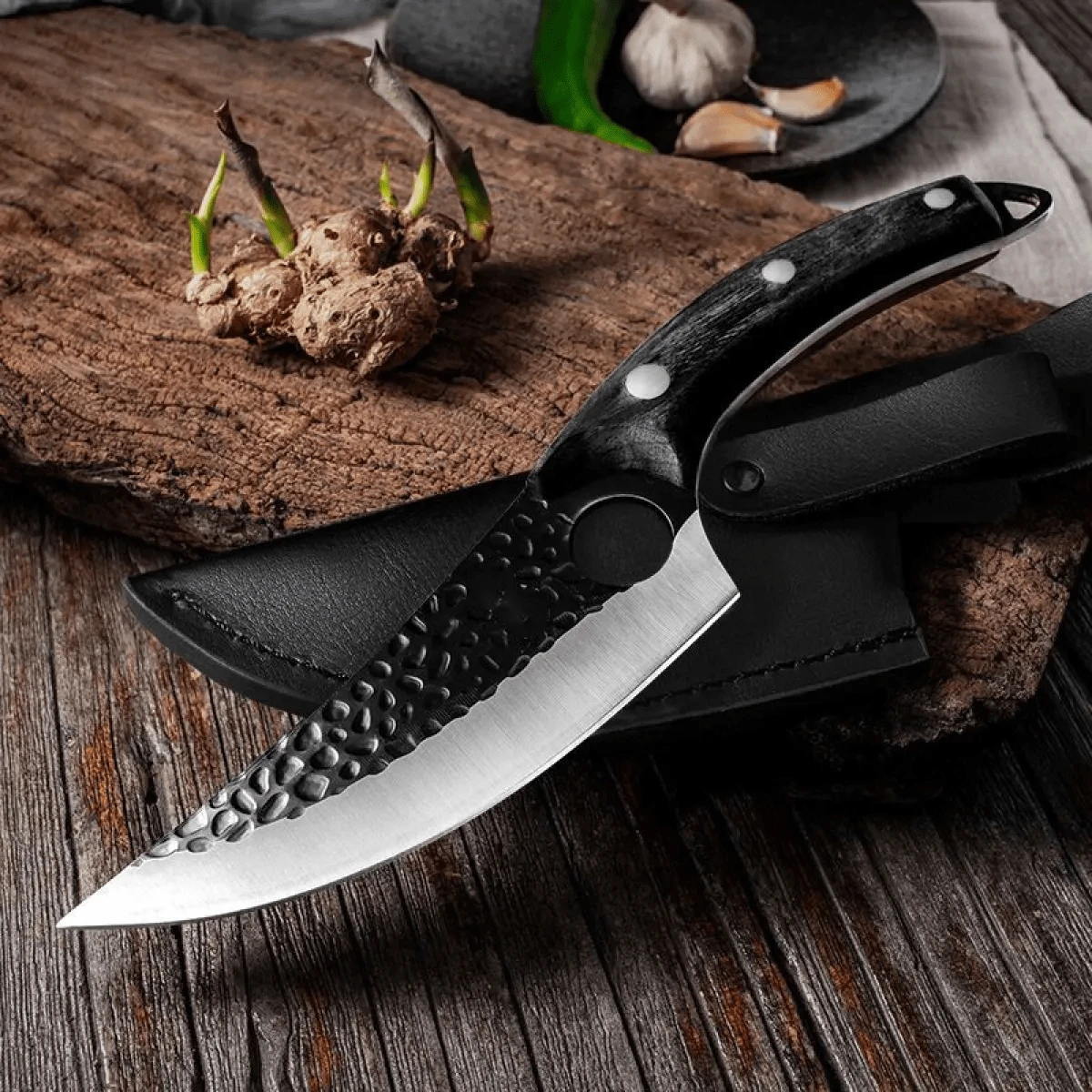 Cuchillo de pelar cárnico, pequeña cimitarra especial para despiezar ...