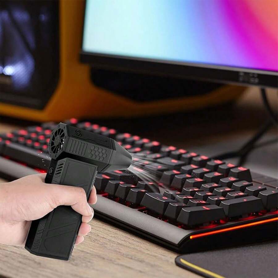 Mini Fan Blower Turbo Jet Fan 130,000 RPM 3 Speeds Powerful Cordless ...