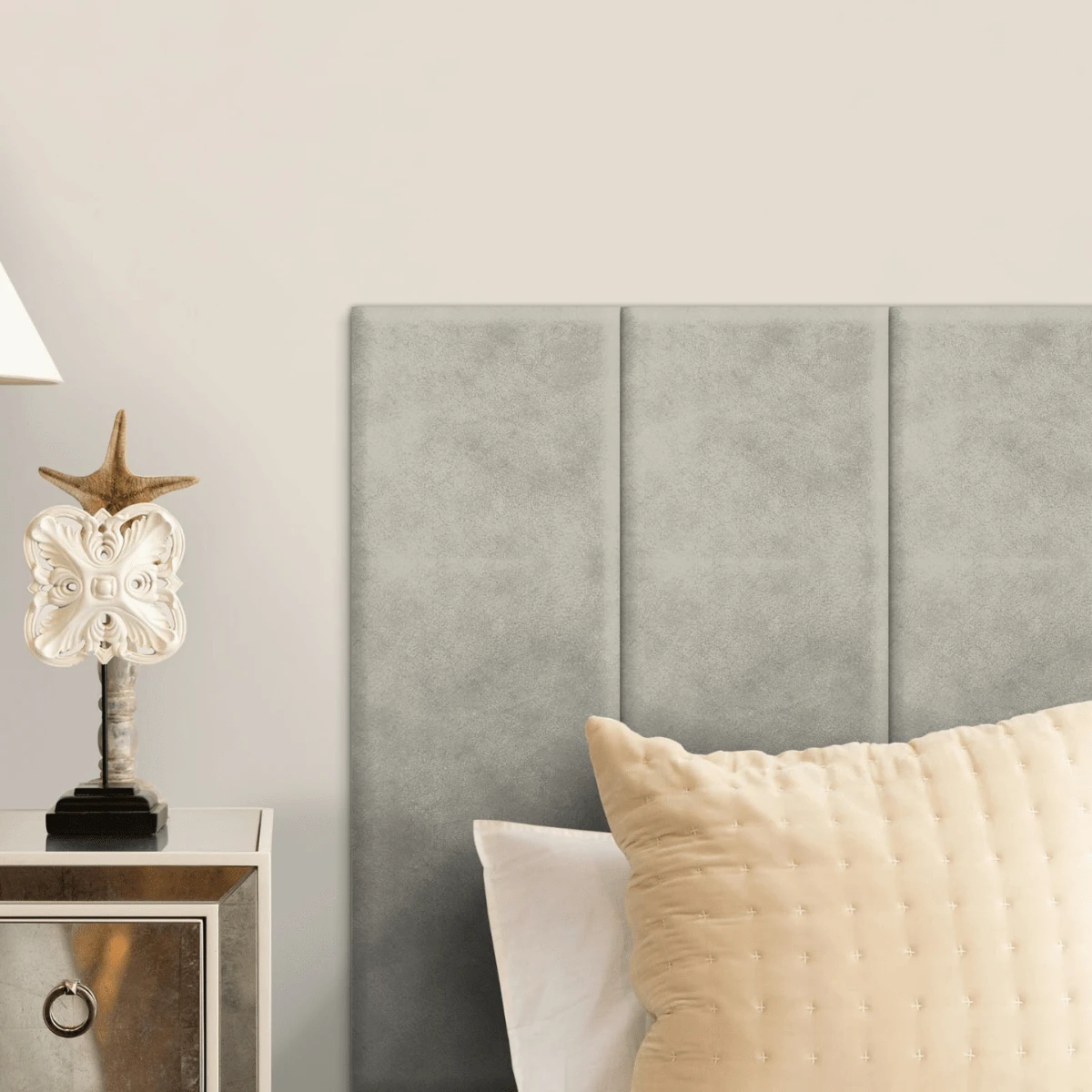 Upholstered Headboard For Single Double Box Bed 60x20cm Modular ...
