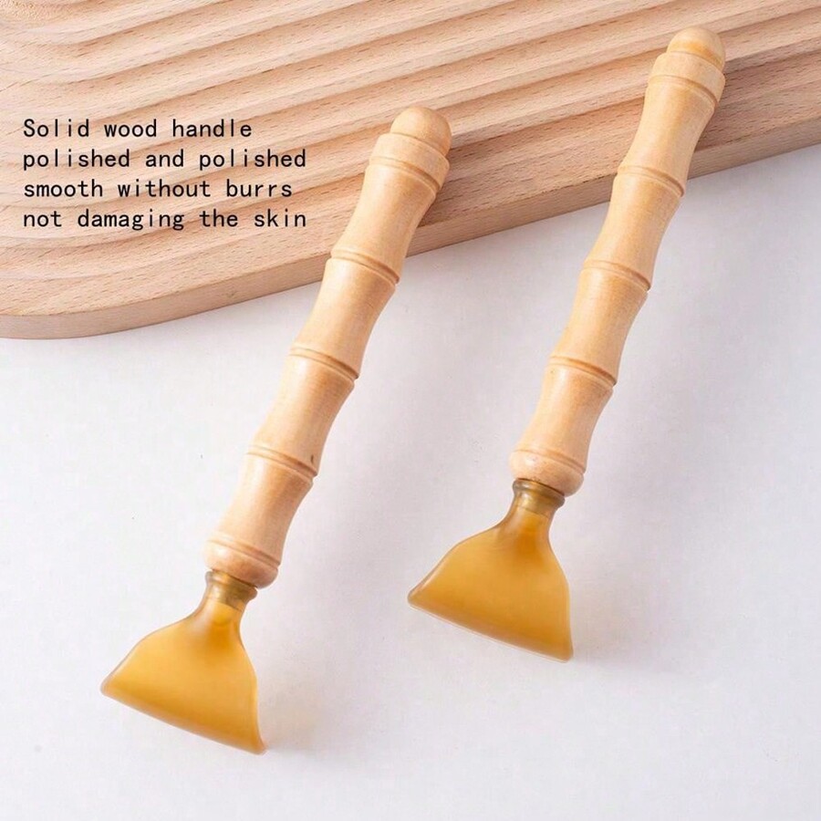 Scratch Relief Body Massager, Natural Wood Handle, Retractable ...