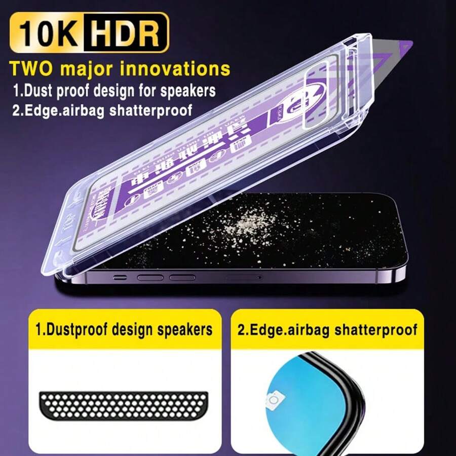 1pc 10K Oleophobic Coating Dust Free Cabin Full Cover Free Installation ...