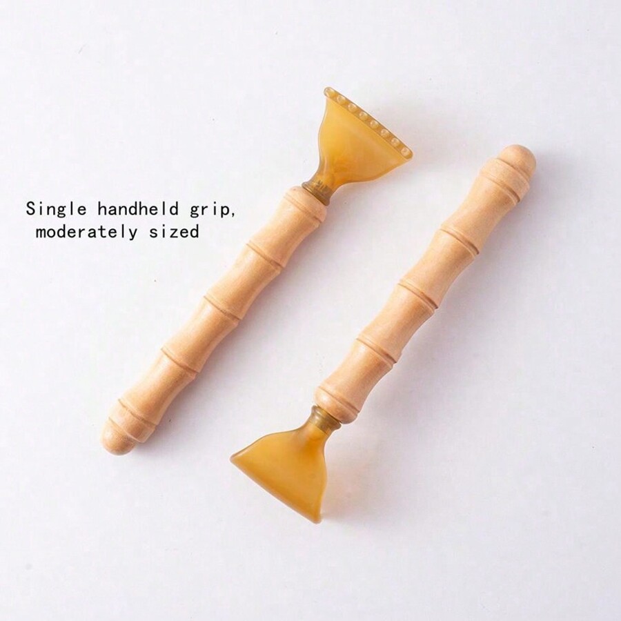 Scratch Relief Body Massager, Natural Wood Handle, Retractable ...