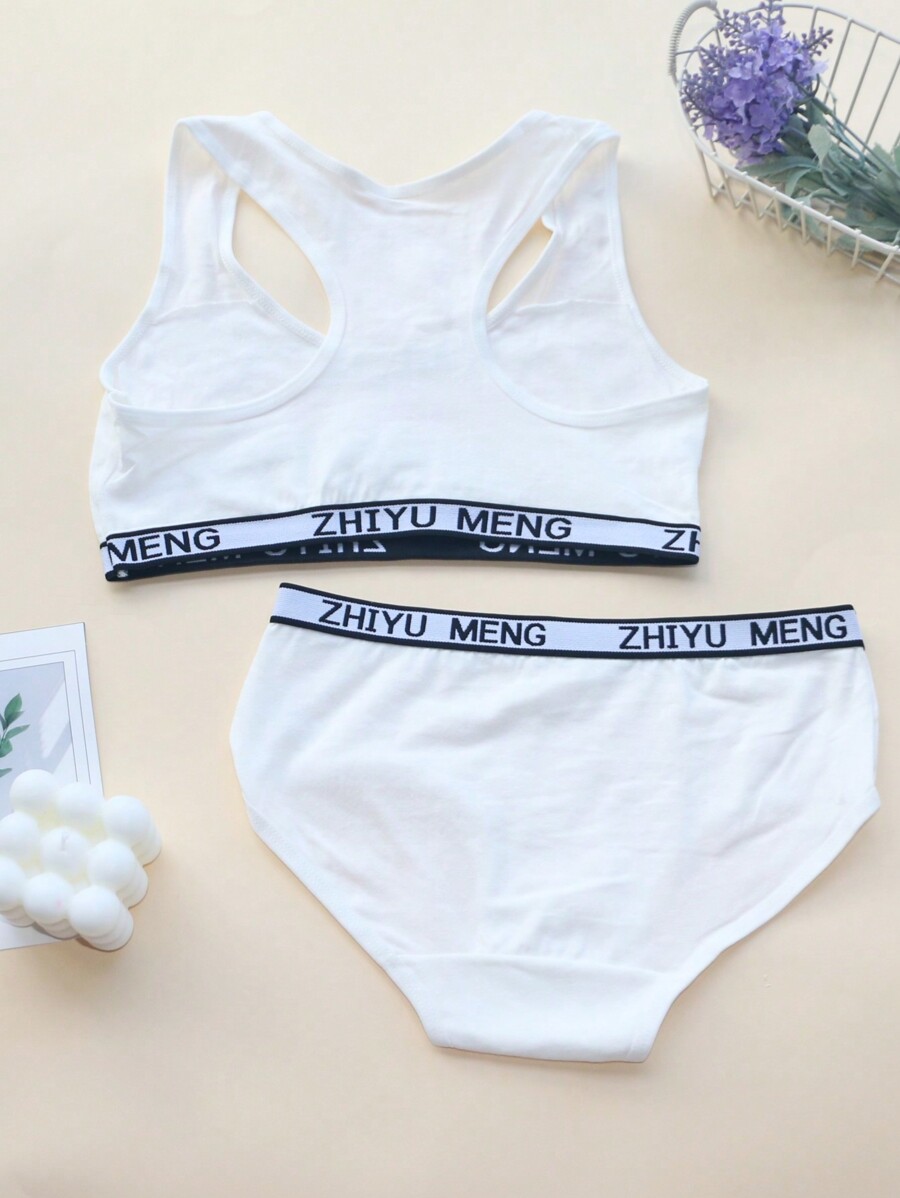 Set de sostén entrenador para adolescentes, conjunto de ropa interior y ...