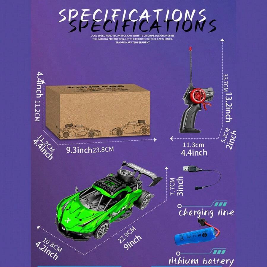 Extreme Drift Cool Lighting Professional Electric 4-Way Racing Remote ...