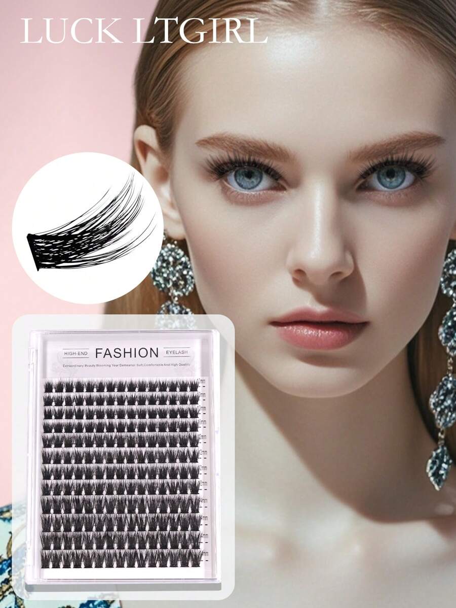 12 Rows 180 Clusters C Curl 10-14mm Mixed Lush Volume Flare Multipack ...