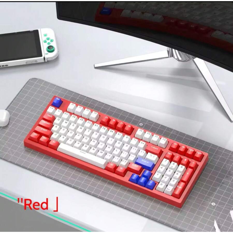 Mechanical Keyboard Switch Rgb Usb Pc Ps4 Keyboard Color Blue Red ...