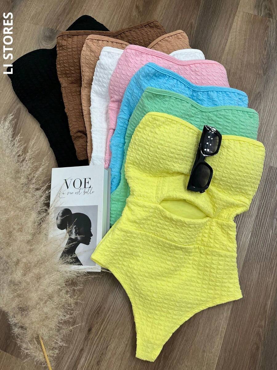 Body Bory Feminino Tomara Que Caia Recorte Elegante Com Bojo Tendência ...