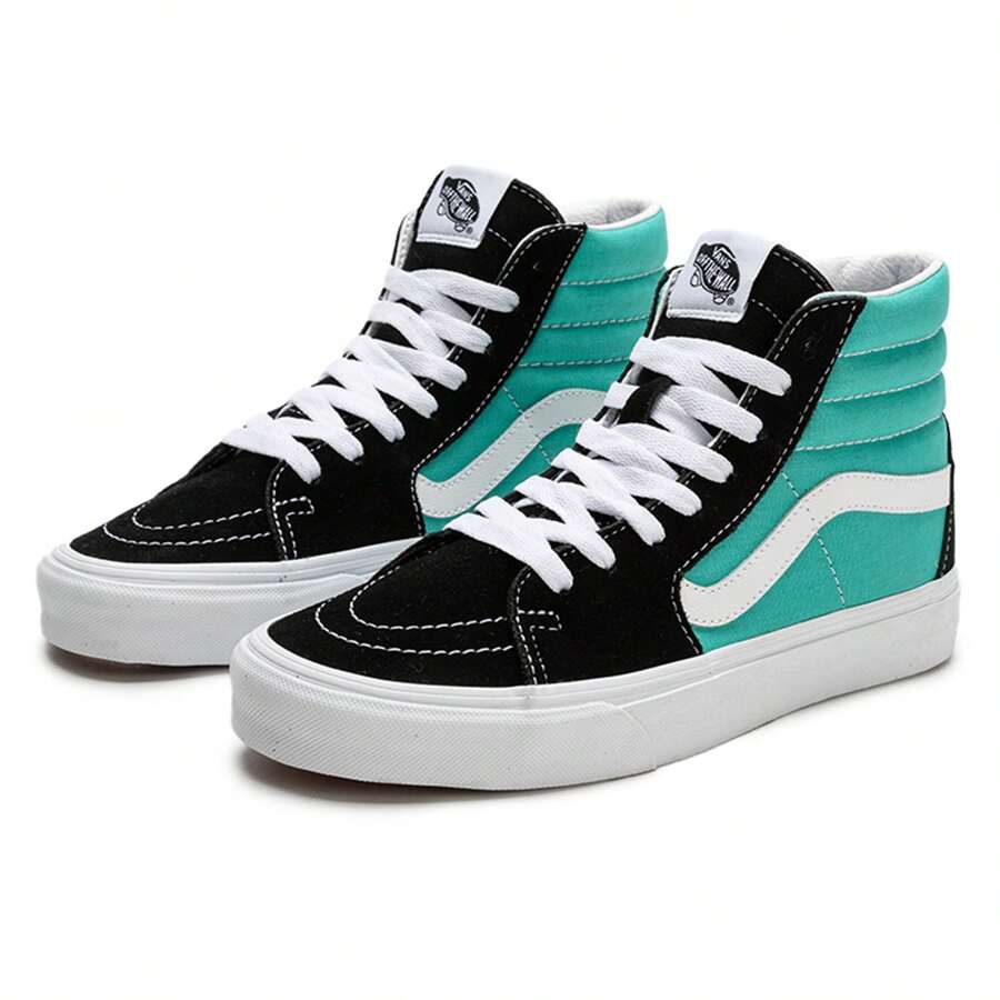 Vans Tênis Casuais Vintage de Skate de Verão Unissex com Blocos de Cor ...