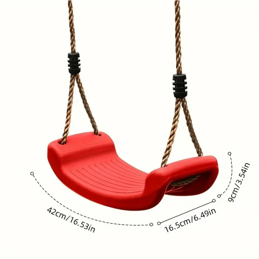 1 Durable And Lightweight Plastic Swing Set - Non-Slip Tree Swing Seat ...