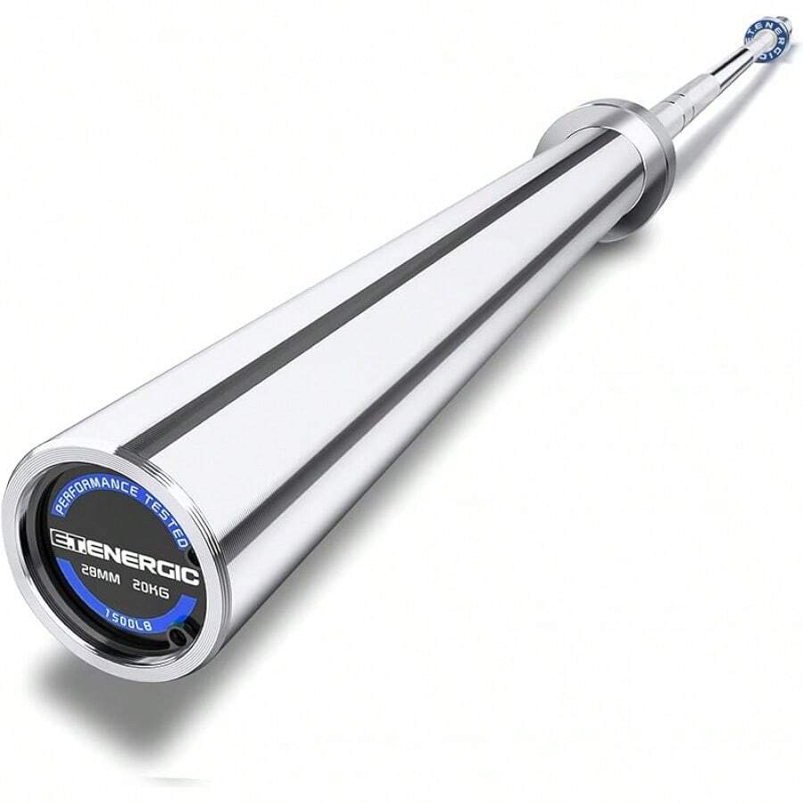 7ft Barbell Bar 45LB Load 1500-Lbs Capacity Available, For Gym Home ...