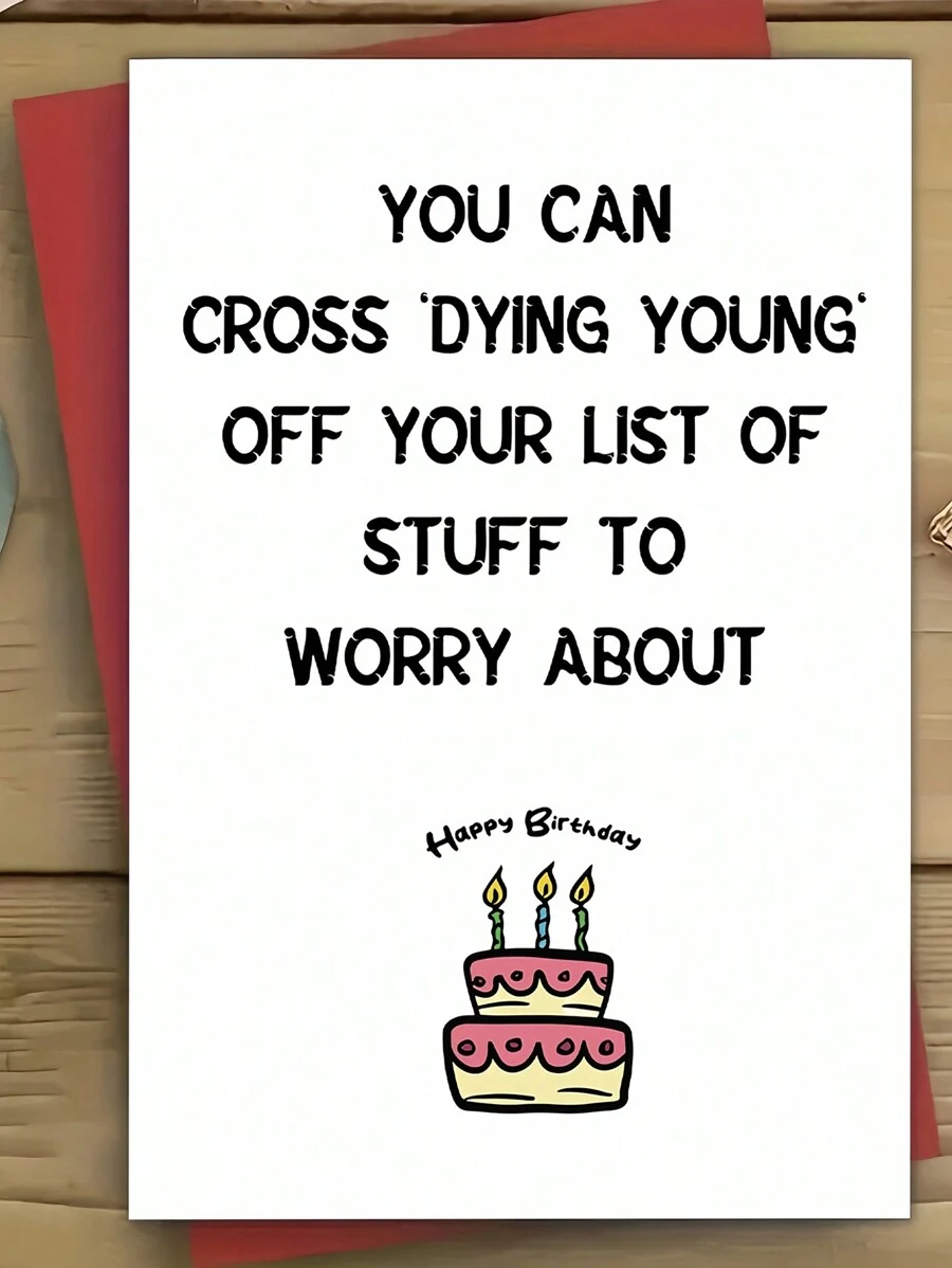 Funny Birthday Card For Men Women, Old Age Birthday Cards For Him Her ...