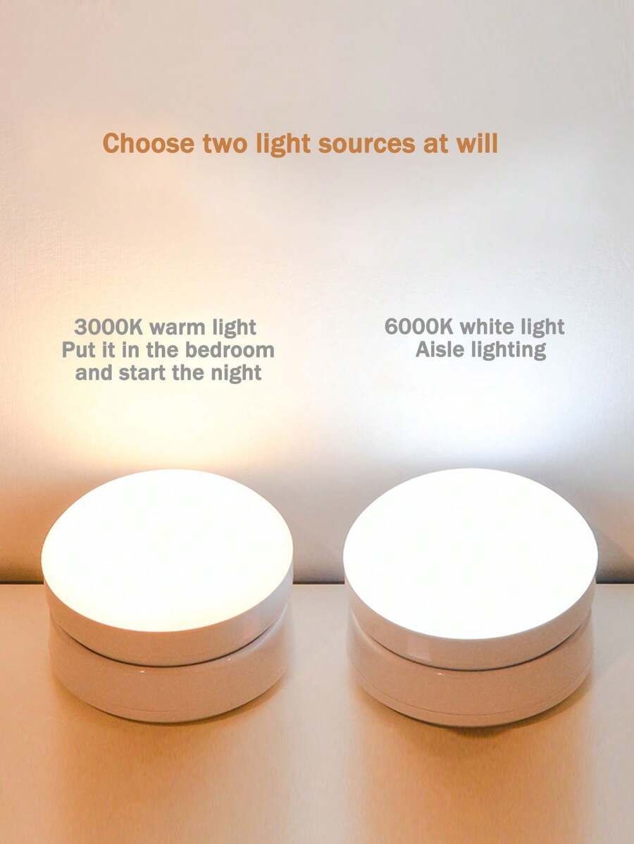 Automatic Wireless Motion Sensor LED Night Light, Intelligent For Home ...