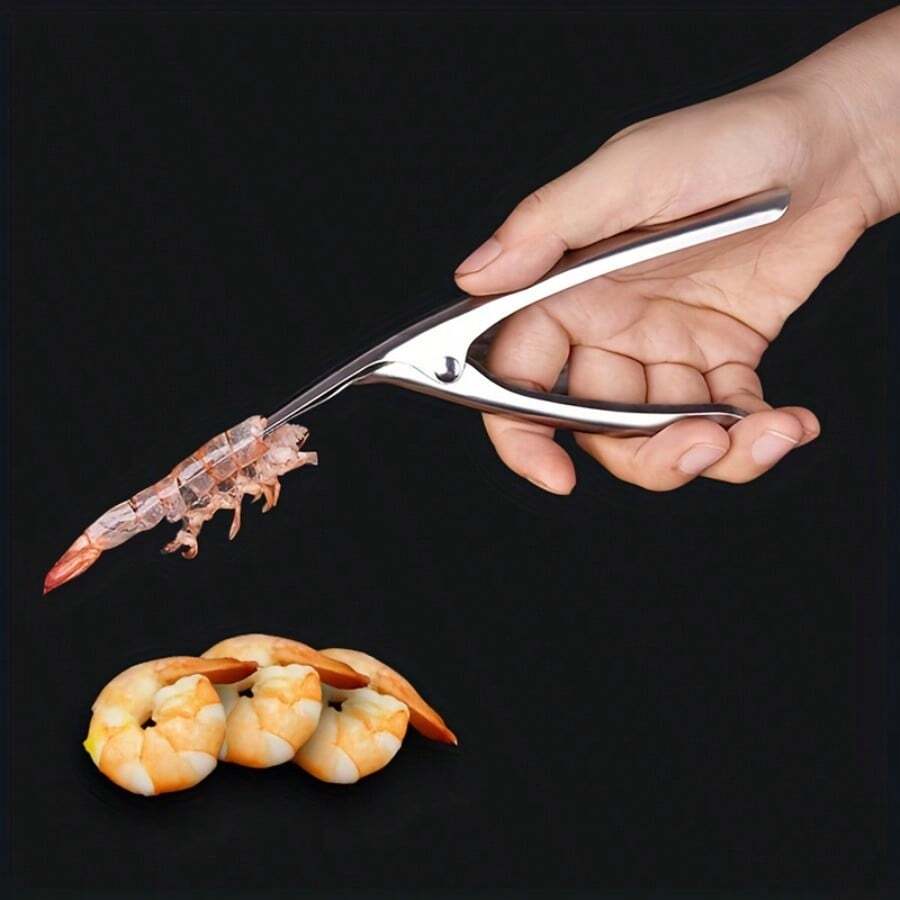 Stainless Steel Shrimp Deveiner Tool - Ergonomic Herringbone Design For ...