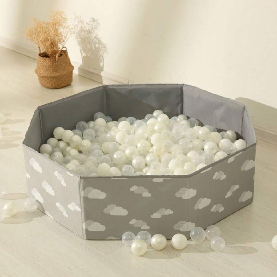 100CM 1PC Smooth Surface Cute Patterns Folding 8-Sides Ball Pit Pool ...