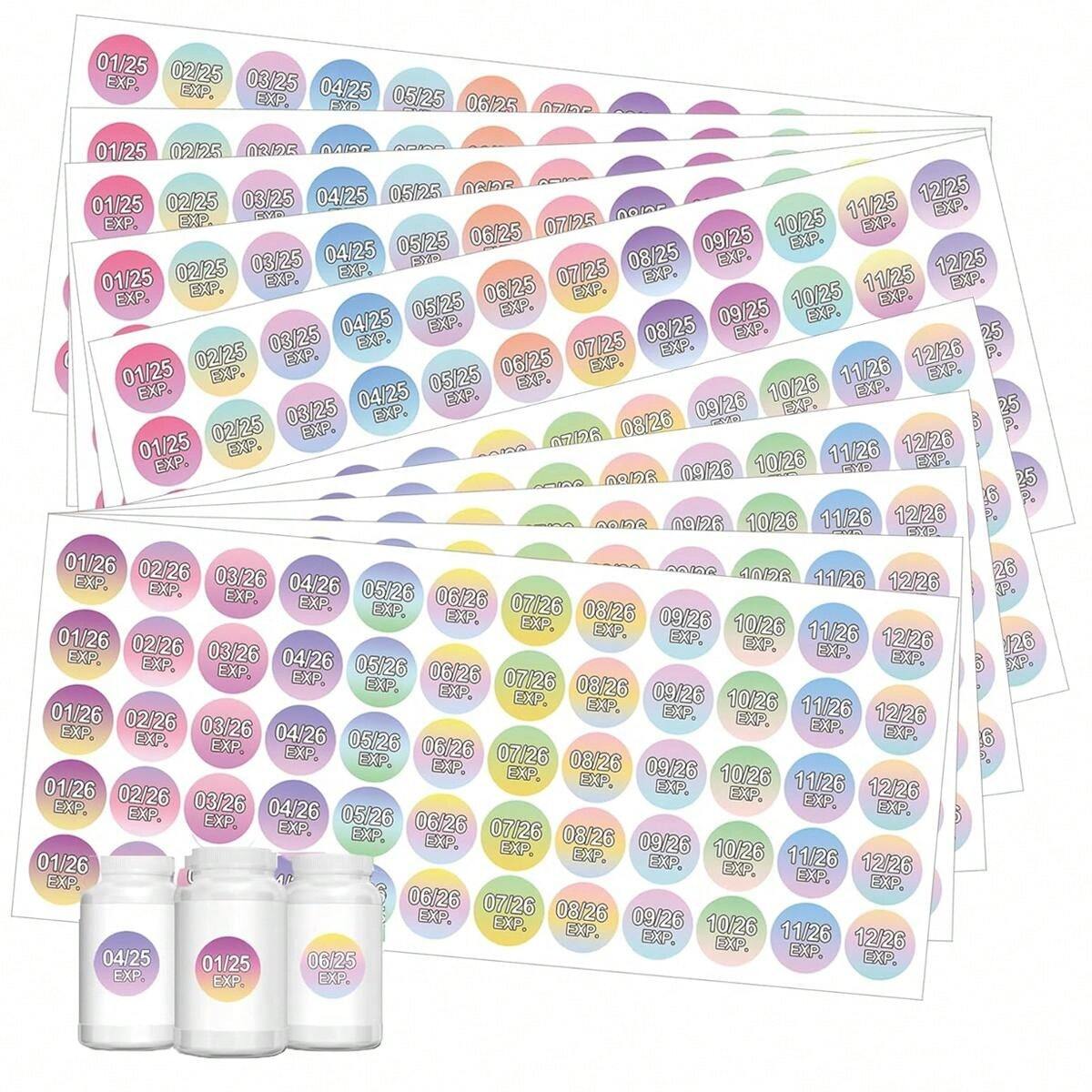 Pharmacy Expiration Dates Stickers 2025-2026 Expiration Date Drugstore ...