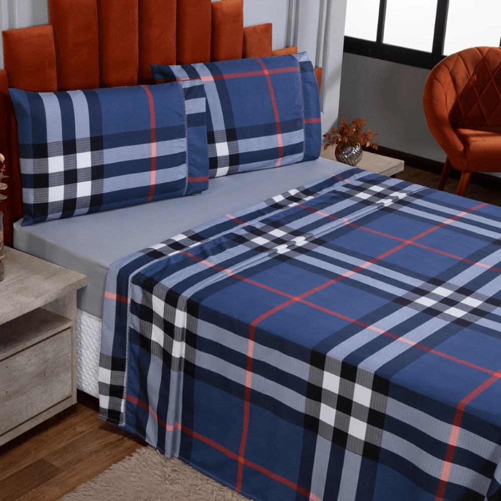 Single Queen King 4 Piece Sheet Set Percale 400 Thread Count Brisa ...