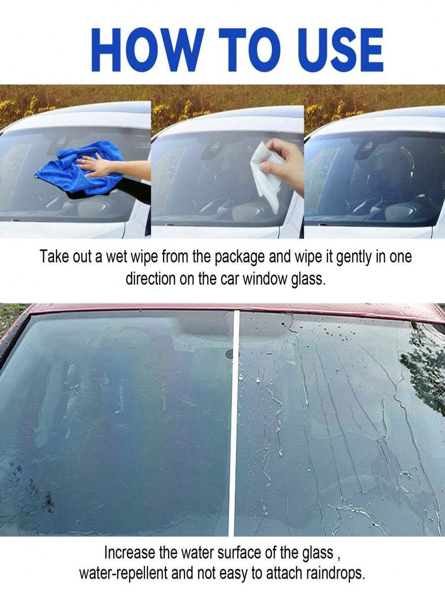 Automotive Anti-Fog Wet Wipes, Windshield, Rearview Mirror Glass ...