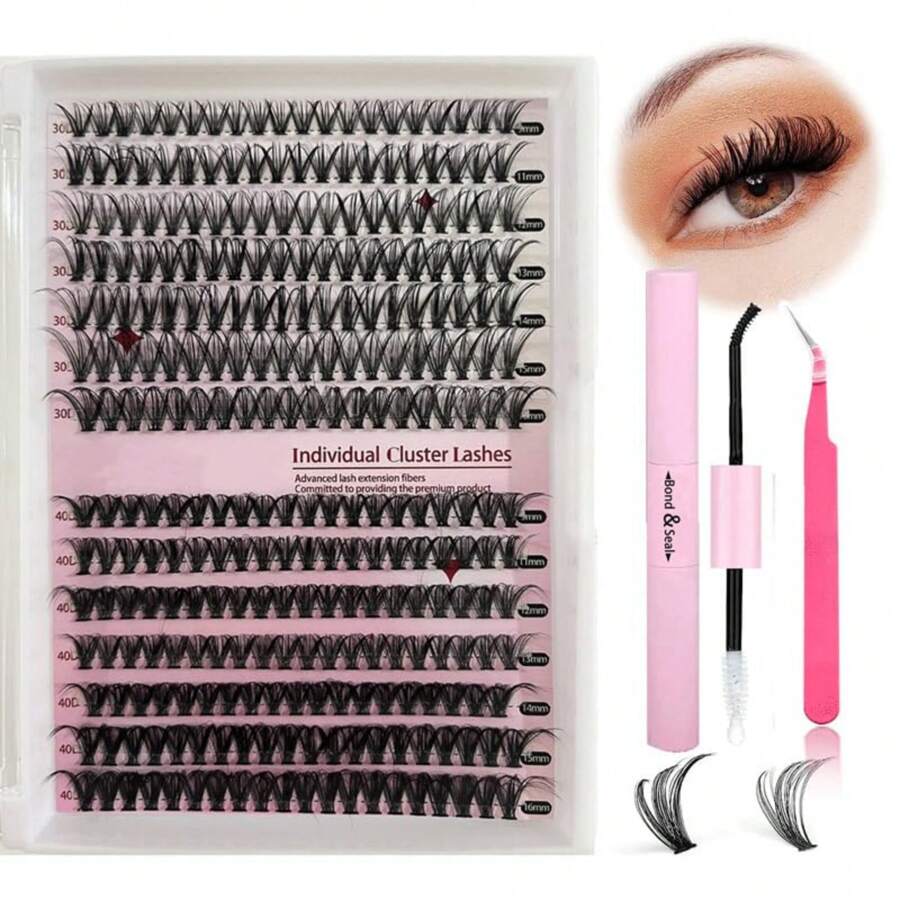 Voluffy Lash Extension Set Cluster 280 Pieces Personal Lash Extension ...