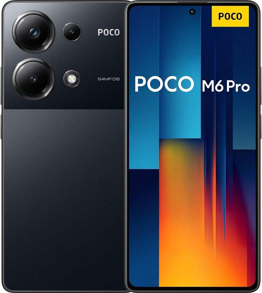 Móvil Poco M6 Pro 120Hz Pantalla AMOLED de 6,67" Smartphone de 8+256GB con procesador Helio G99 ...