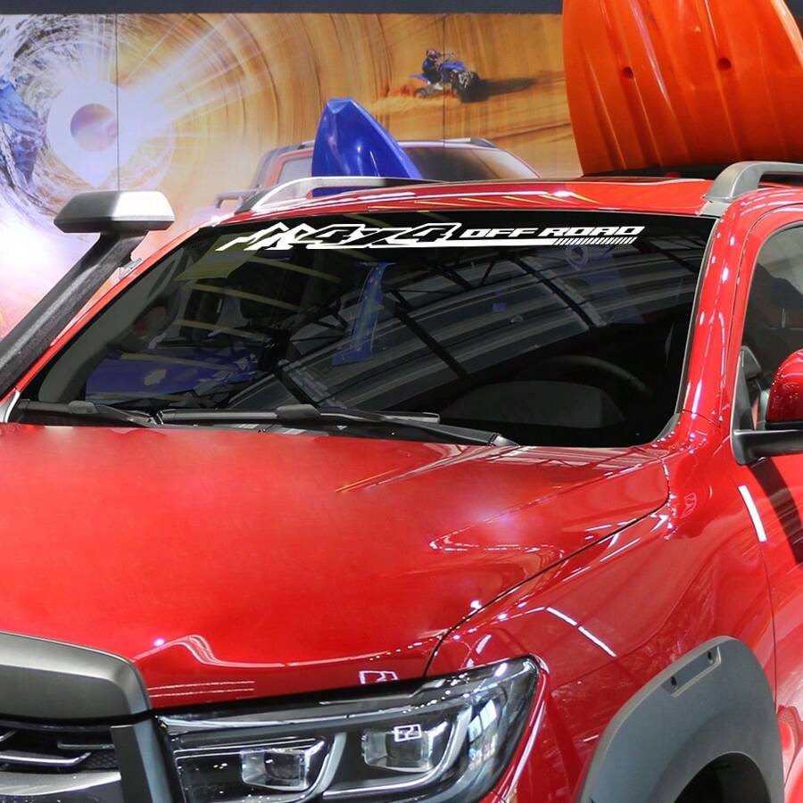 Universal Car Front Windshield Sticker Pickup 4X4 Off Road Vinyl Film ...