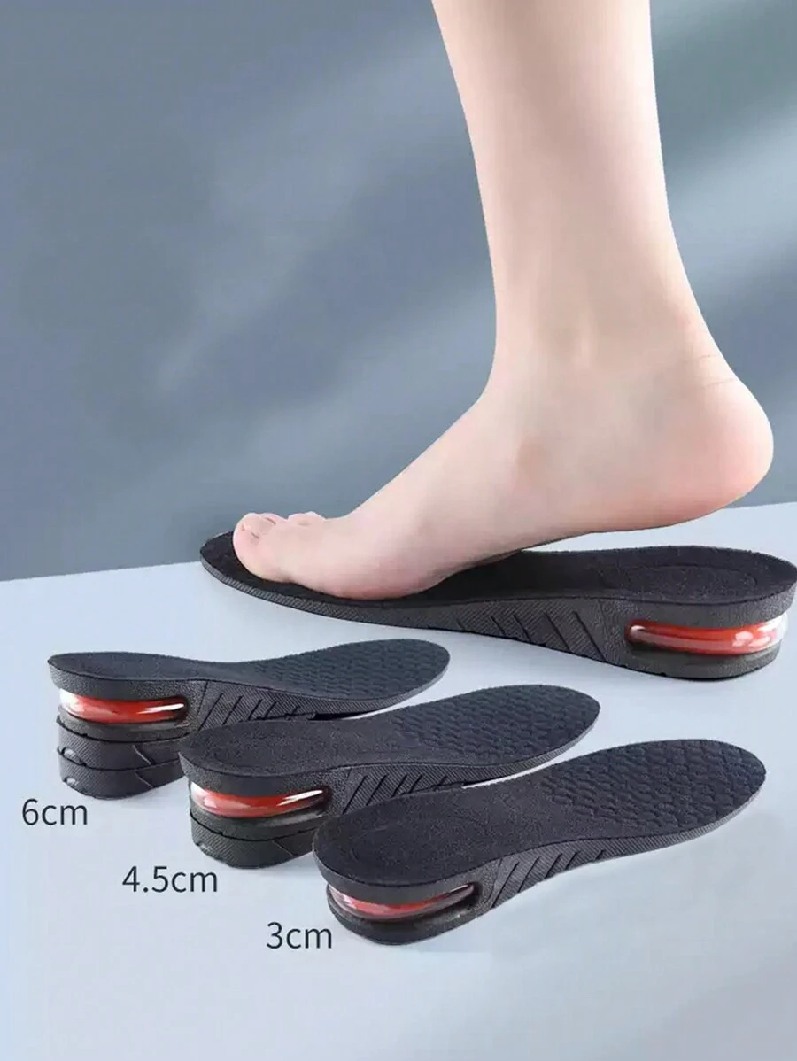 Women Invisible Height Increase Insole, Shock Absorber, Men Elevator ...