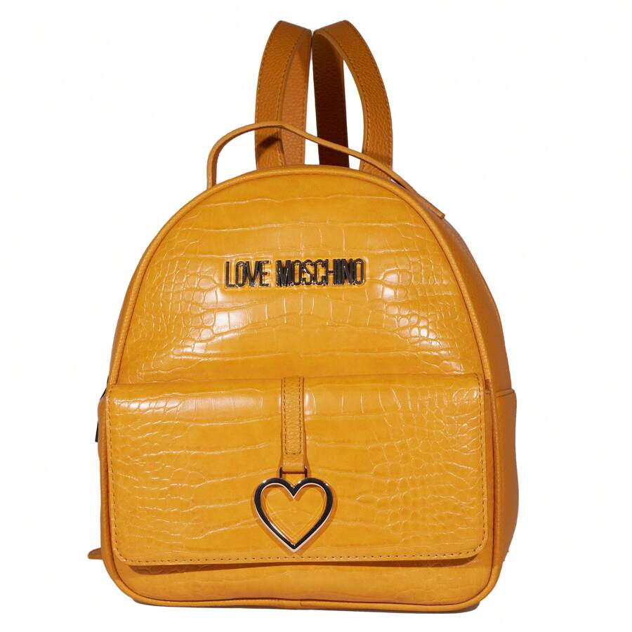 Love Moschino Womens Mustard Handbag | SHEIN USA