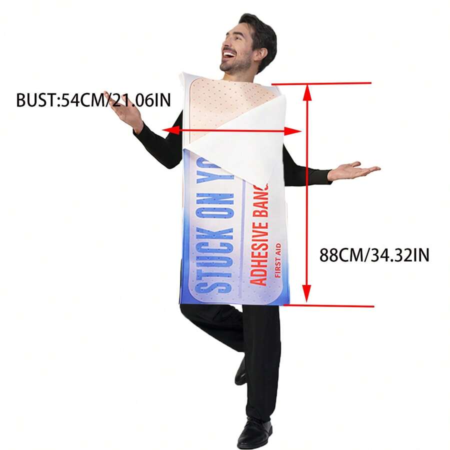 Bandage Costume Mens Adult Bandaids Cosplay Adult Halloween Party ...