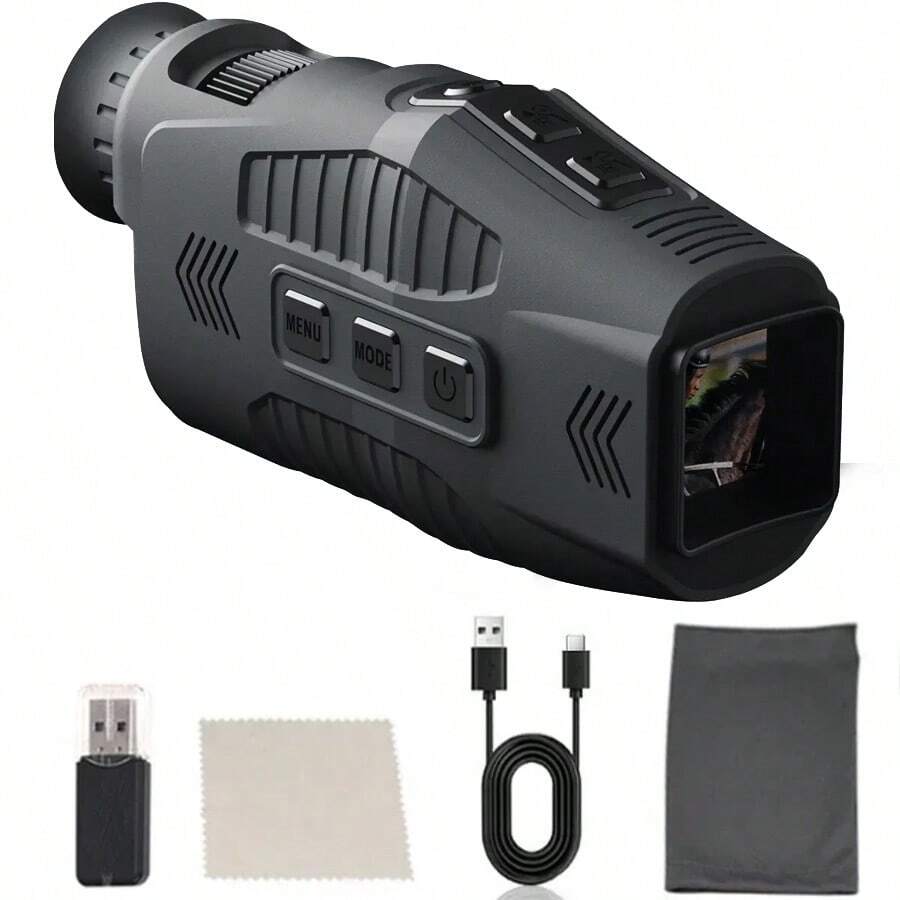 1080P HD Digital Night Vision Monocular, Video Recording, 920ft Long ...