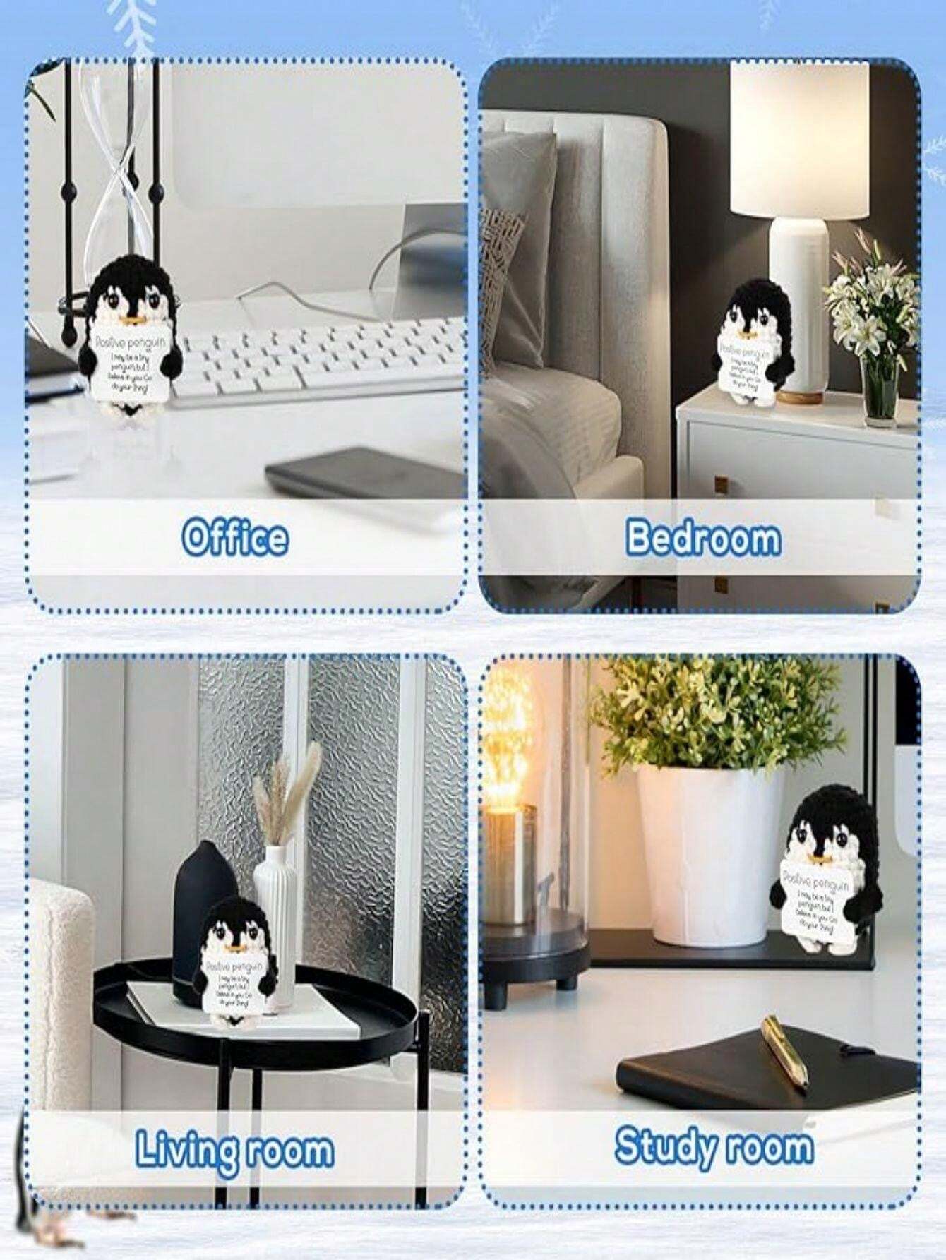 Cute Inspiring Penguin, Emotional Support Penguin Encouragement Card, For Cheer And Birthday ...