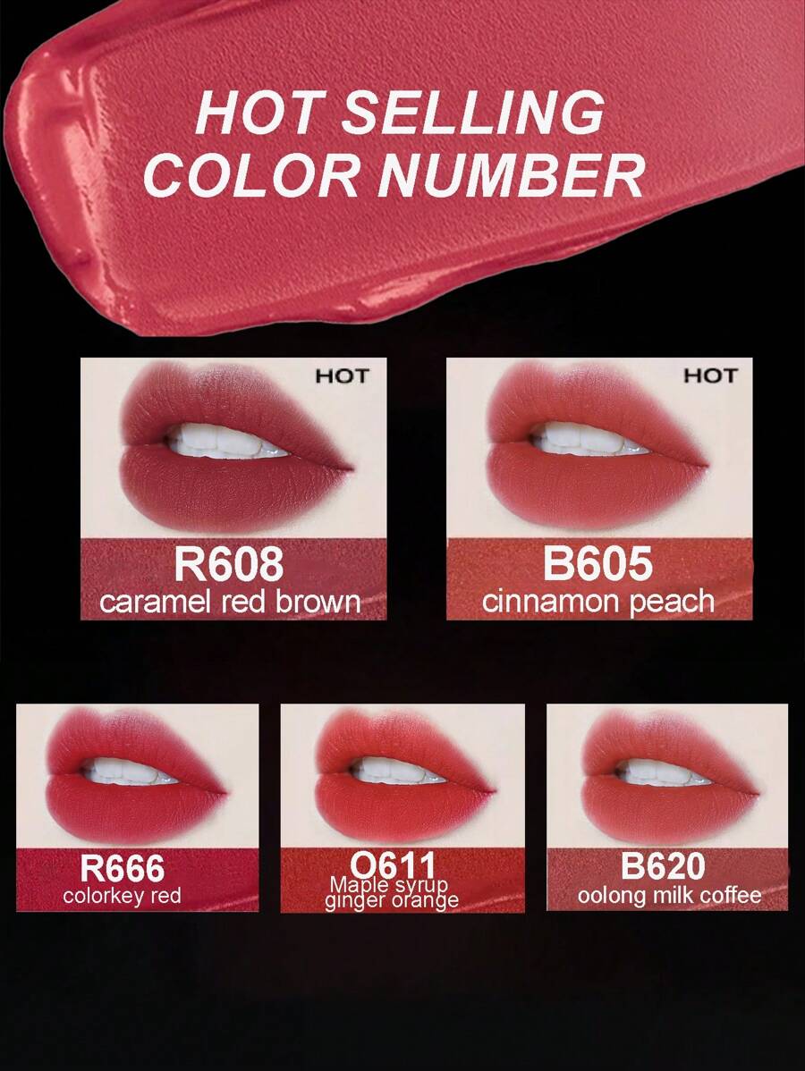 COLORKEY Colorkey Air Cushion Lip Gloss, Matte Velvet Finish, Long ...