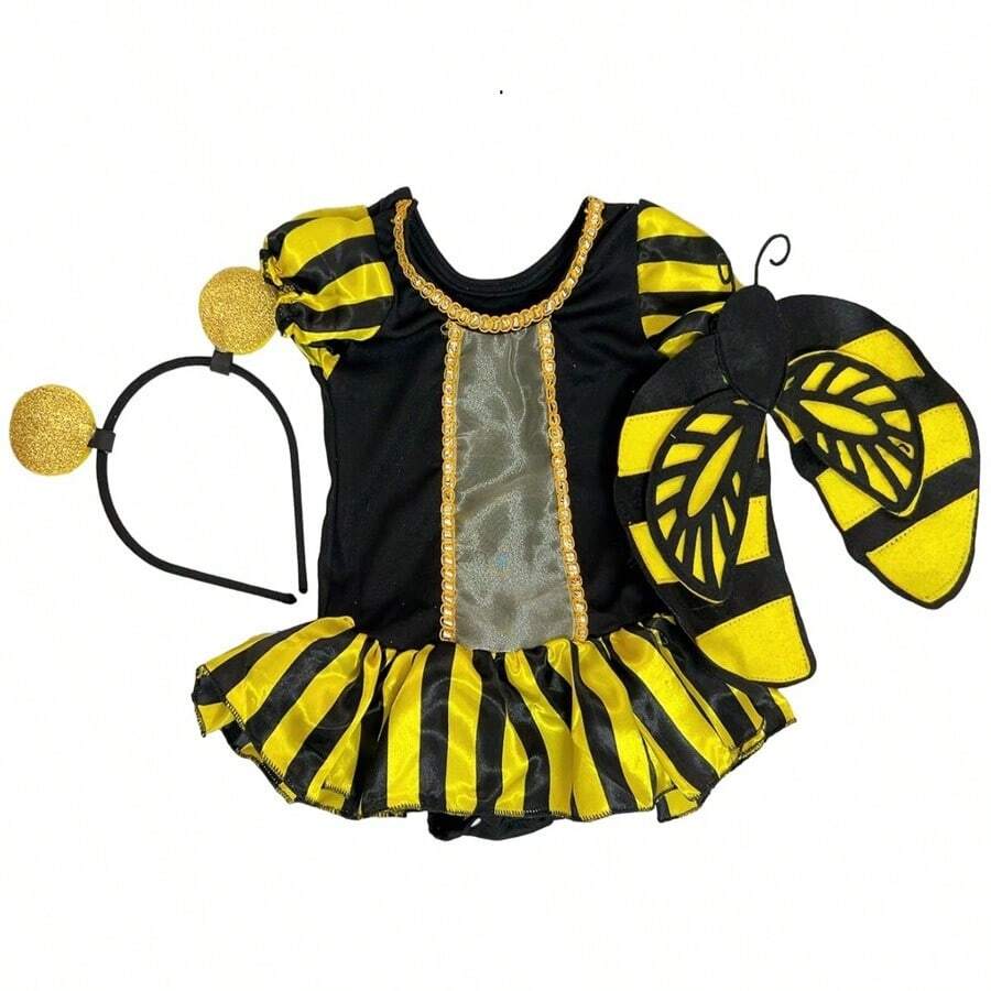 COSTUME OVERALL GIRL BEE COSTUME WITH WINGS 2 | SHEIN UK