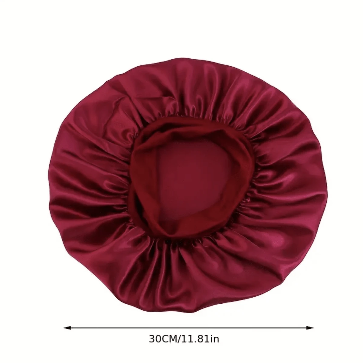 Gentle Satin Sleep Bonnet For Women: Elastic Wide-Band Design For Frizz ...